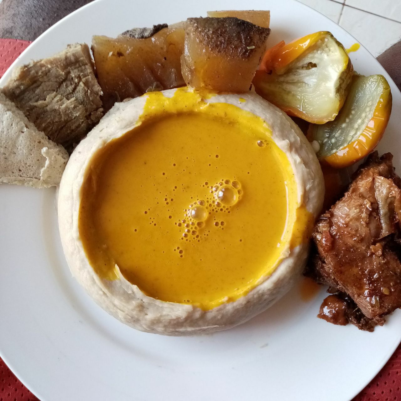 Taro yellow sauce - Saveurs du monde